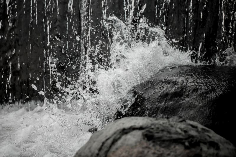 Frozen Water Drop in Nature. Lake Landscape Stock Image - Image of cool ...
