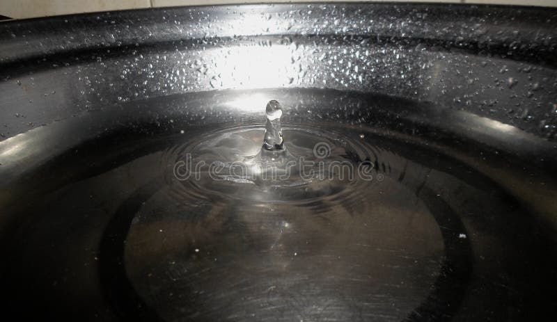 Frozen water drops stock photo. Image of splashing, motion - 114884242