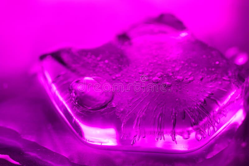 Frozen Water Ice Air Bubbles in Ice Colors Abstraction Beautiful Stock ...