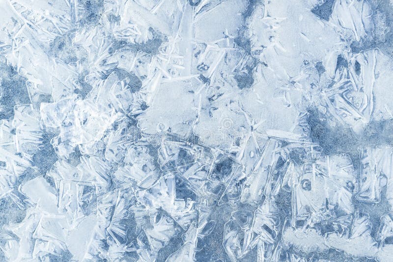 Frozen Water Texture Background Stock Image - Image of snow, crystals ...