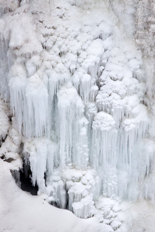 Frozen waterfall stock image. Image of icefall, landscape - 12884821