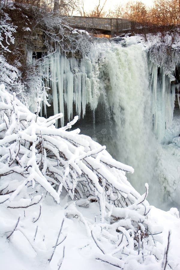 Frozen waterfall stock photo. Image of tourist, icicles - 380692
