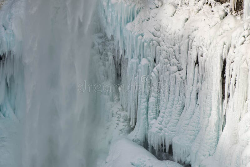 Frozen waterfall stock photo. Image of frozen, cold, snow - 88061422