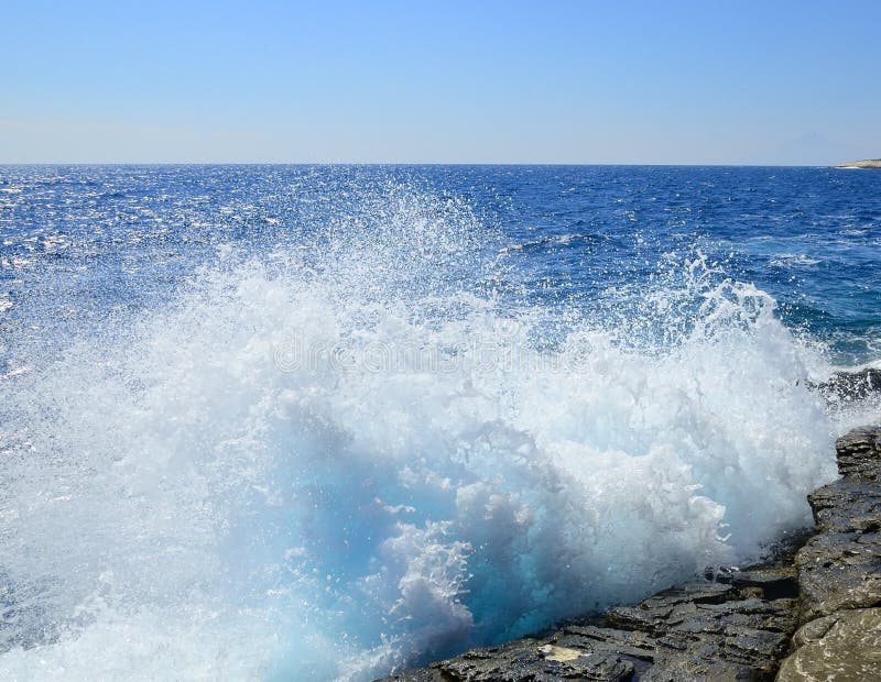 Frozen wave stock photo. Image of waves, blast, water - 26624884