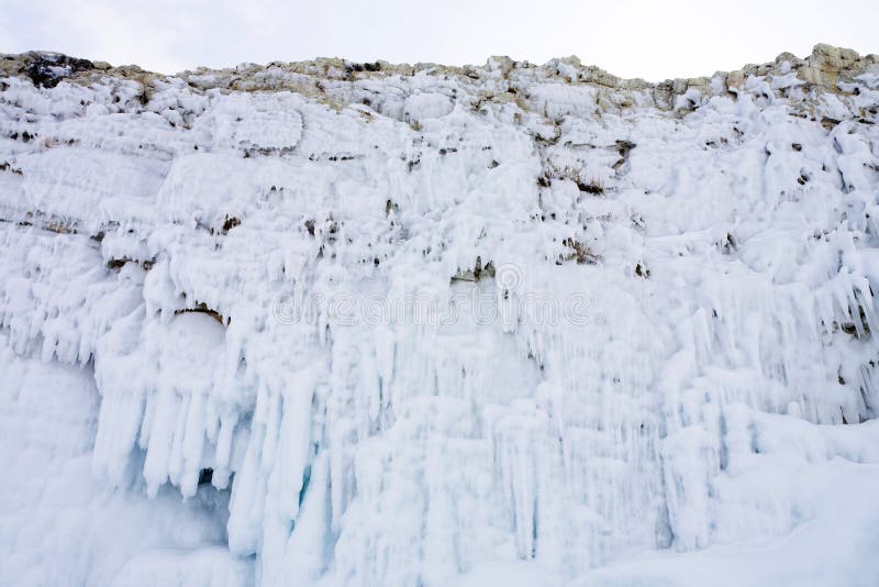 Frozen Waves stock photo. Image of siberia, freeze, pattern - 48675640