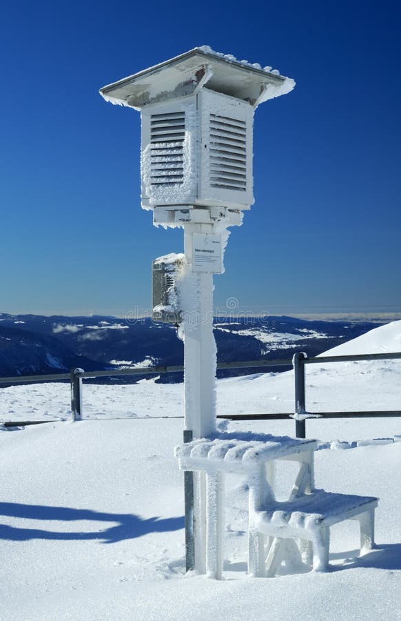 Stevenson Screen Meteorological Instrument Shelter Stock Photo - Image ...