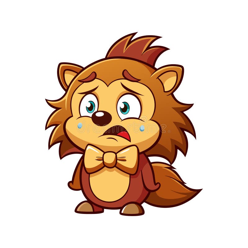 Frozen Weeping Hedgehog in Drawing Stock Vector - Illustration of ...