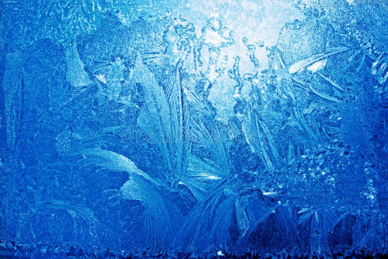 Sparkling Swirly Window Frost Stock Image - Image of shining, zero ...