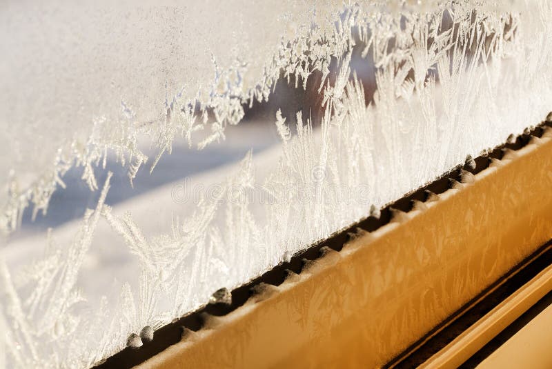 Frozen window glass stock image. Image of lines, minus - 83070525