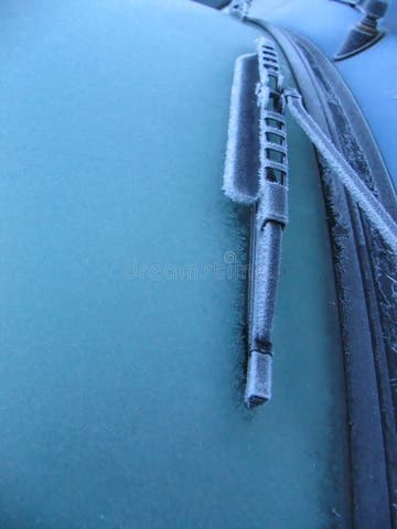 Frozen Windscreen stock photo. Image of frosty, wind, windscreen - 143498