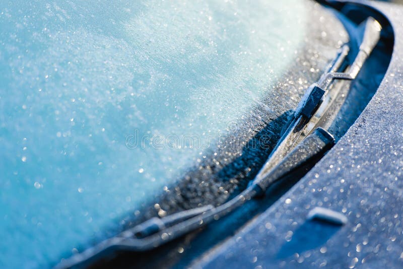 Frozen windshield stock image. Image of windshield, frozen - 35514285