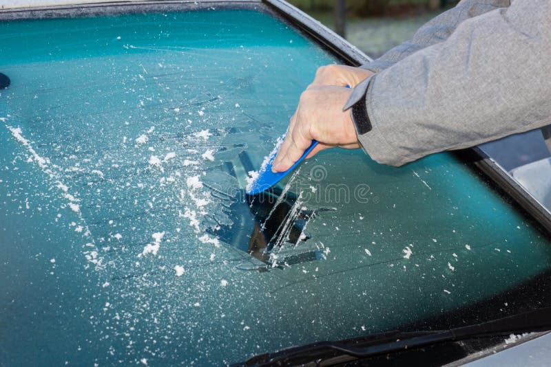 Frozen windshield stock photo. Image of cleaning, vehicle - 82267212