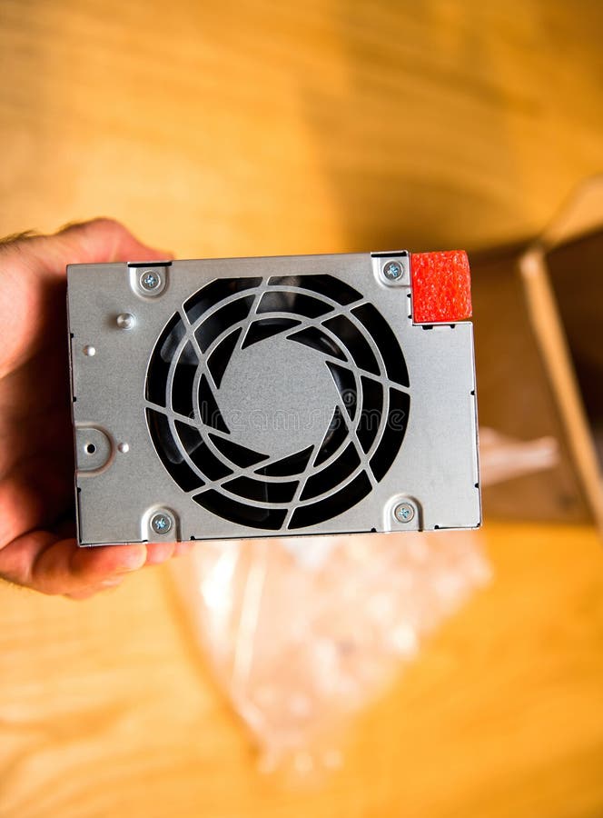 Replacement Part Computer Power Supply Unit Stock Image - Image of ...