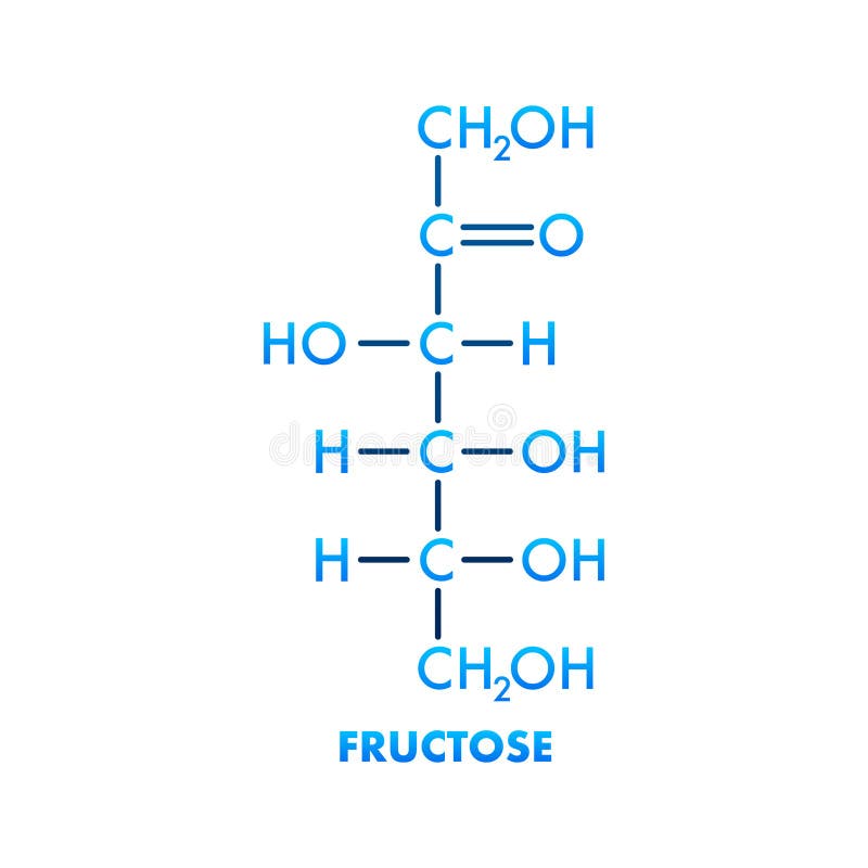 L Fructose Structure 190+ Fructose Molecule Stock Illustrations,