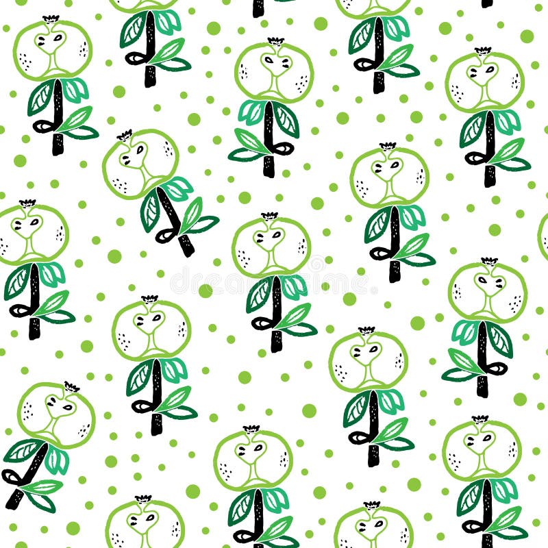 Fruit Abstract Grunge Texture Stylized Pattern Rapport Stock Vector ...