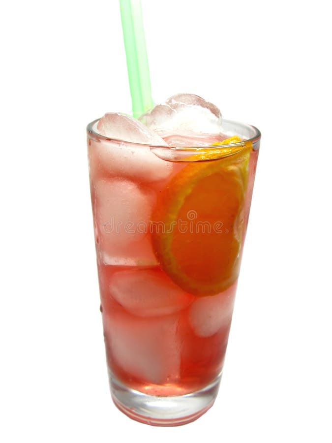 Fruit Alcohol Liqueur Cocktail with Cherry Stock Photo - Image of ...
