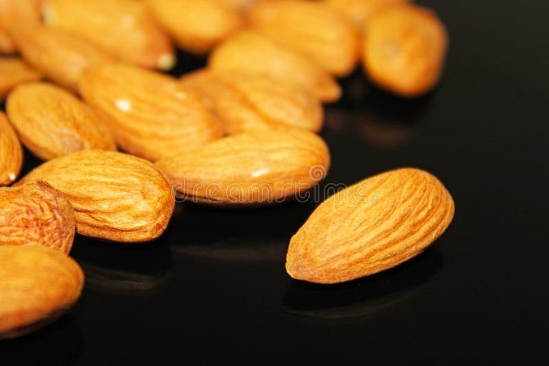 Almonds, Nuts or Fruits, Food Stock Image - Image of open, fruit: 105834121