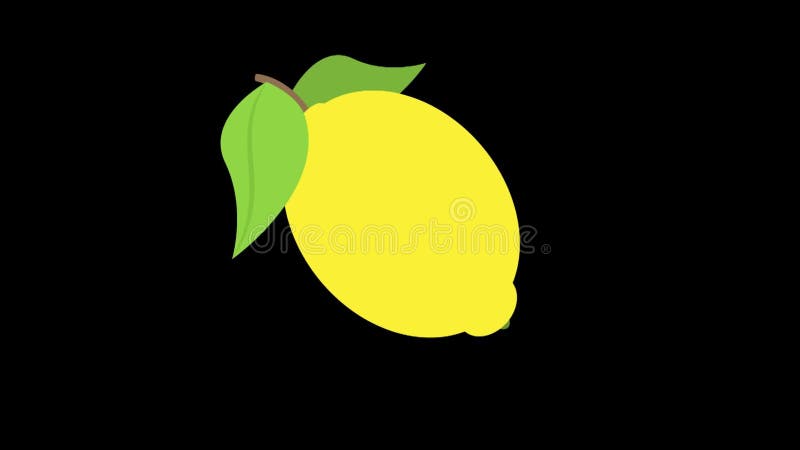 FRUIT ANIMATION stock video. Video of yellow, nature - 288867921