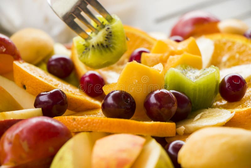 Fruit Assortment, Appetizer with Various Fruits Stock Image - Image of ...