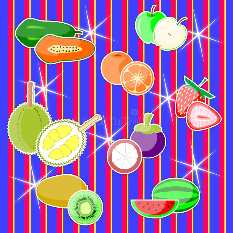 Eight Fruits Stock Illustrations – 205 Eight Fruits Stock Illustrations ...