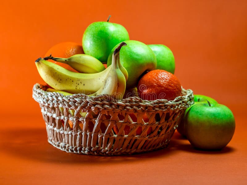 Fruit basket stock image. Image of freshness, delicious - 48752937