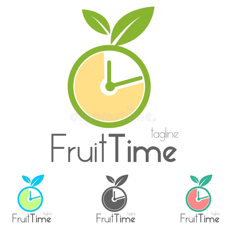Fruit Bio Logo stock vector. Illustration of background - 44060695