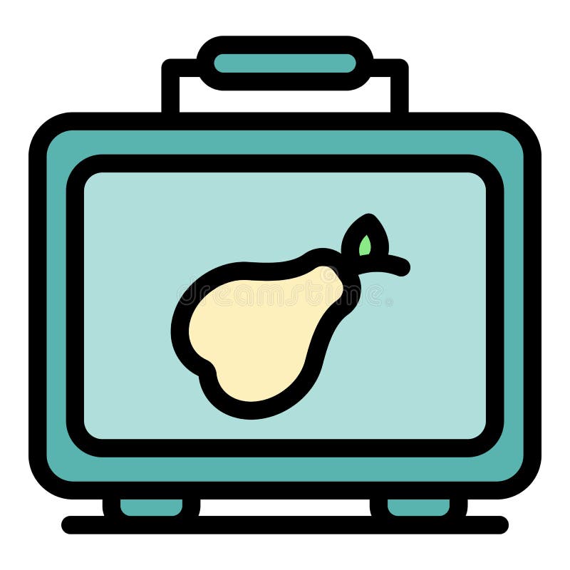 Fruit Box Icon Color Outline Vector Stock Vector - Illustration of ...