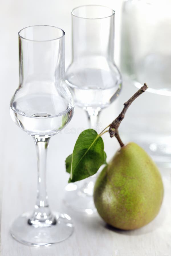 Fruit Brandy, Apple Brandy, Grappa Stock Photo - Image of obstwasser ...