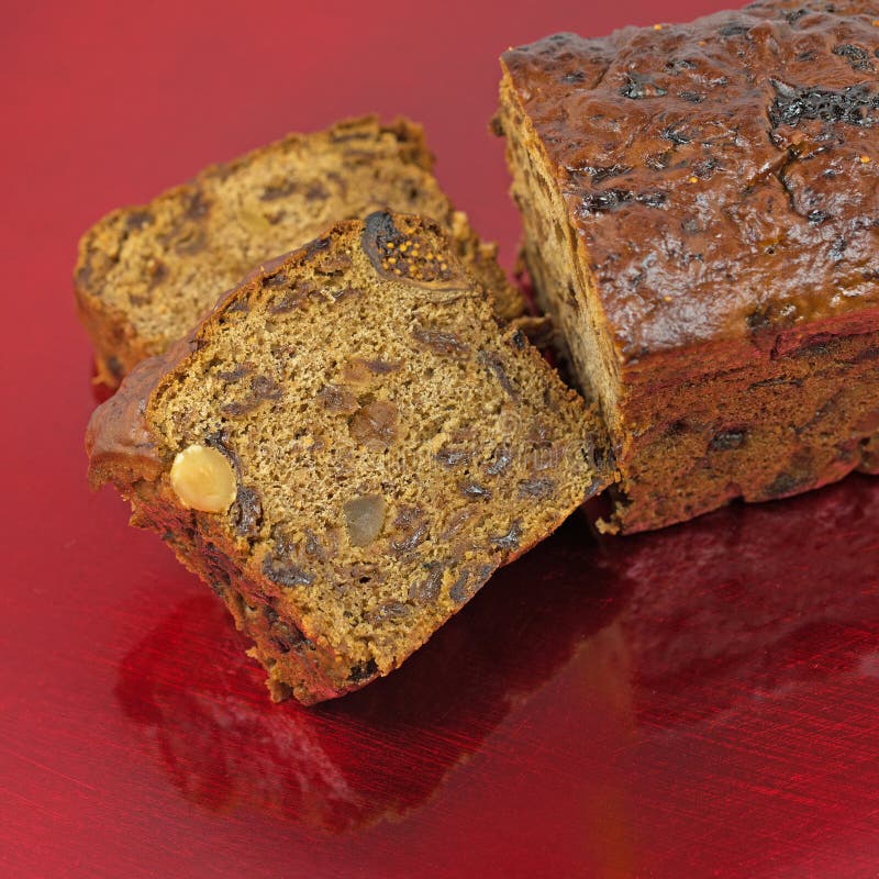 Fruit bread in a close-up stock photo. Image of advent - 375569960