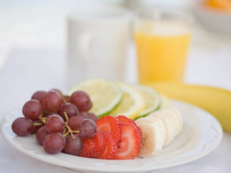 Fruit for Breakfast stock photo. Image of health, glass - 5666892