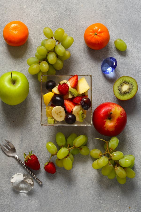 Fruit breakfast salad stock photo. Image of summer, vitamin - 145325394