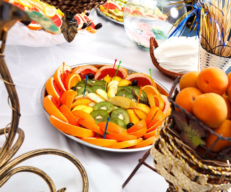 Fruit buffet stock image. Image of fruit, apricot, freshness - 38044755