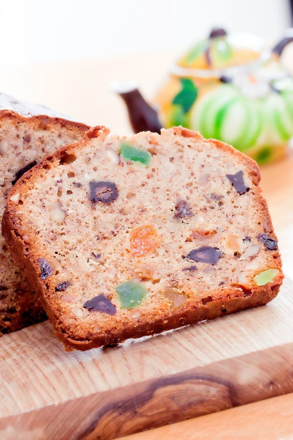 Fruit Cake Dessert Sweet Food Stock Image - Image of baking, bread ...