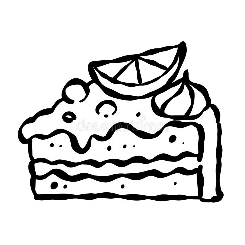 Birthday Cake Ink Drawing Stock Illustrations – 1,034 Birthday Cake Ink ...