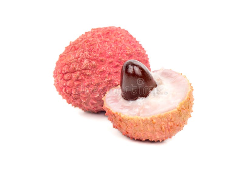 Fruit chinois de litchi photo stock. Image du chair - 131520154
