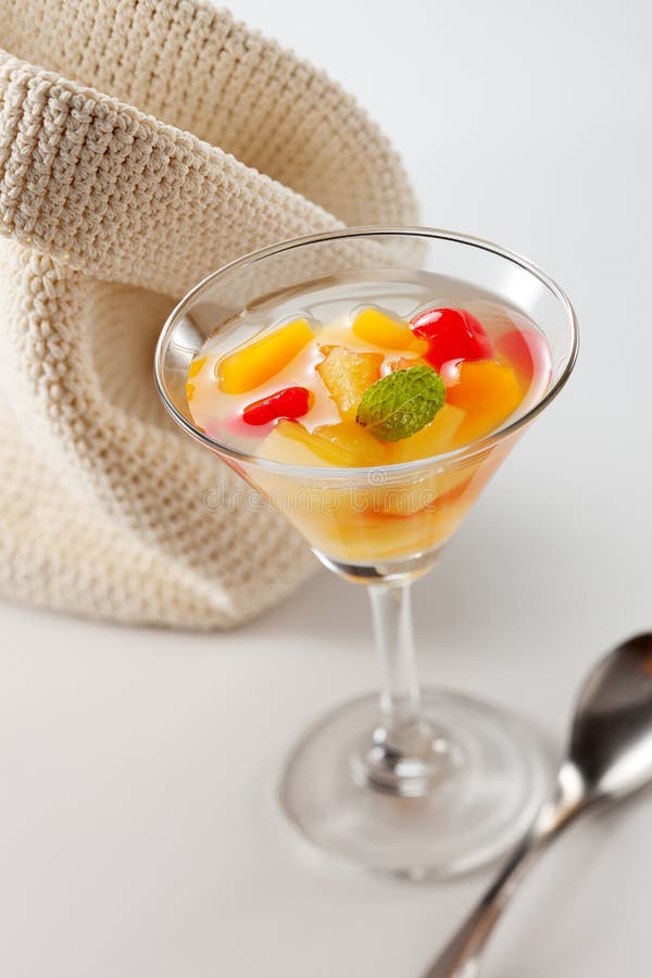 Fruit cocktail stock photo. Image of fruit, cherry, drink - 27179582