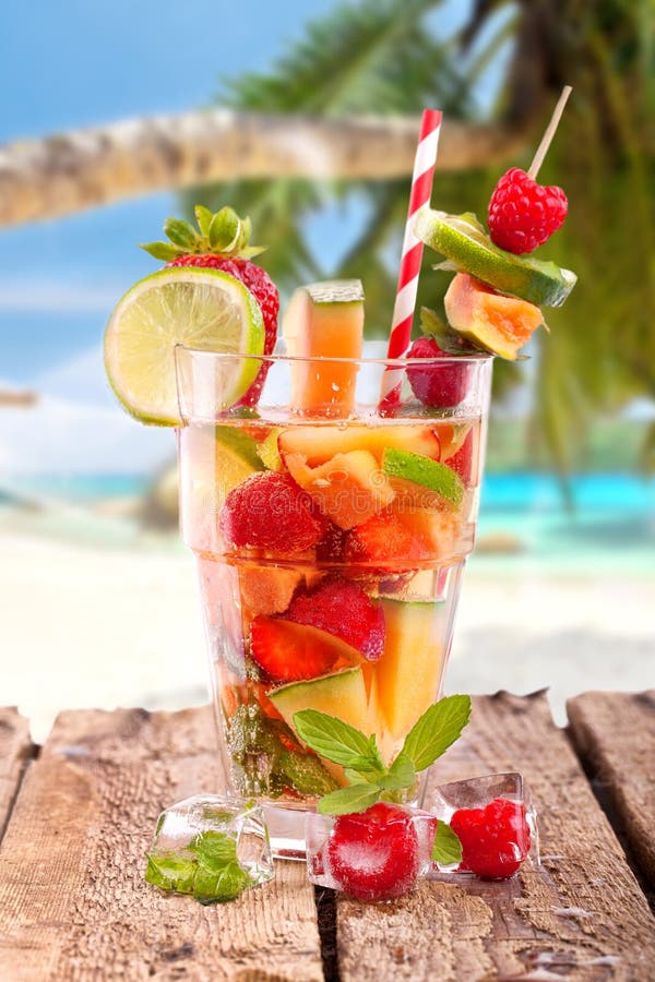 Fruit Cocktail stock photo. Image of traditional, turkish - 19965194