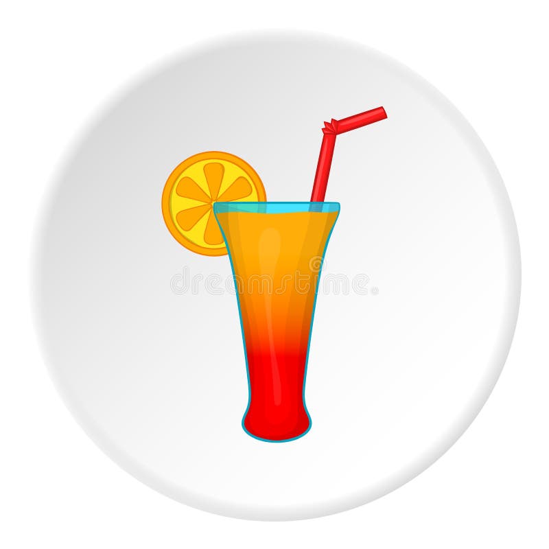 Fruit Cocktail Icon, Cartoon Style Stock Vector - Illustration of ...