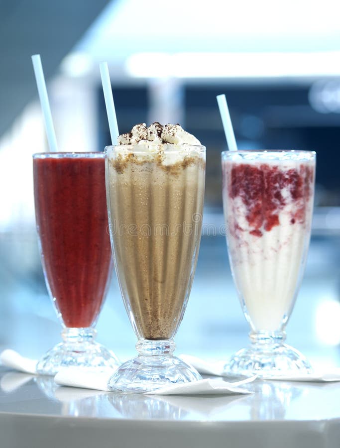 Fruit and coffee milkshake stock photo. Image of glass - 37280418