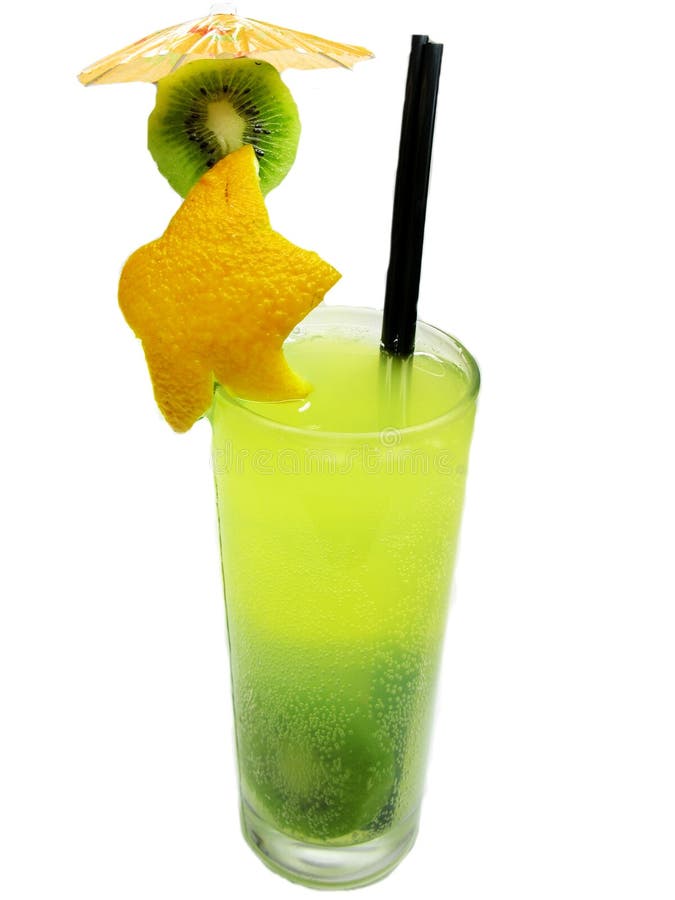 Fruit Cold Juice Drinks with Kiwi Stock Photo - Image of juice, group ...