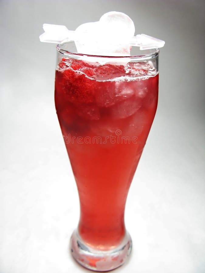 Fruit Cold Juice Drink with Raspberry Stock Photo - Image of lemon ...
