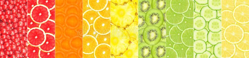 Fruit collage stock image. Image of citrus, ripe, yellow - 63099405