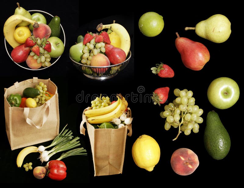 The Fruit collection stock image. Image of bowl, minerals - 12224681