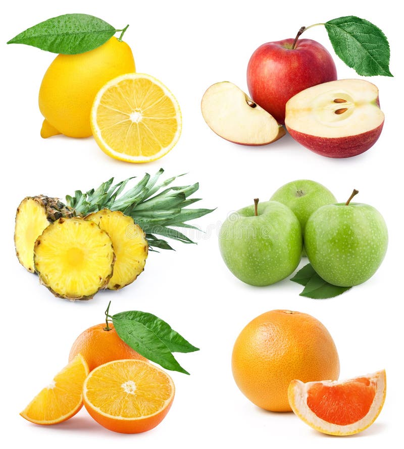 Fruit collection stock image. Image of fruit, collage - 3348717
