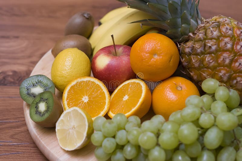 Fruit composition stock photo. Image of board, orange - 4270996