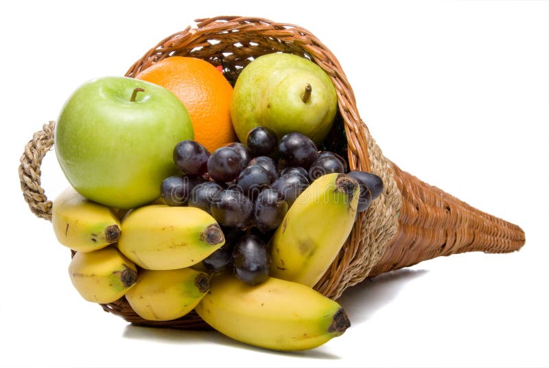 Fruit Cornucopia stock image. Image of cornacopia, conicopia - 10784637
