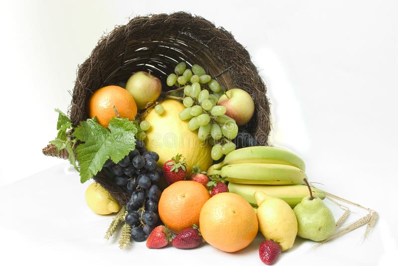 Fruit Cornucopia 3 stock photo. Image of strawberries, food - 119364