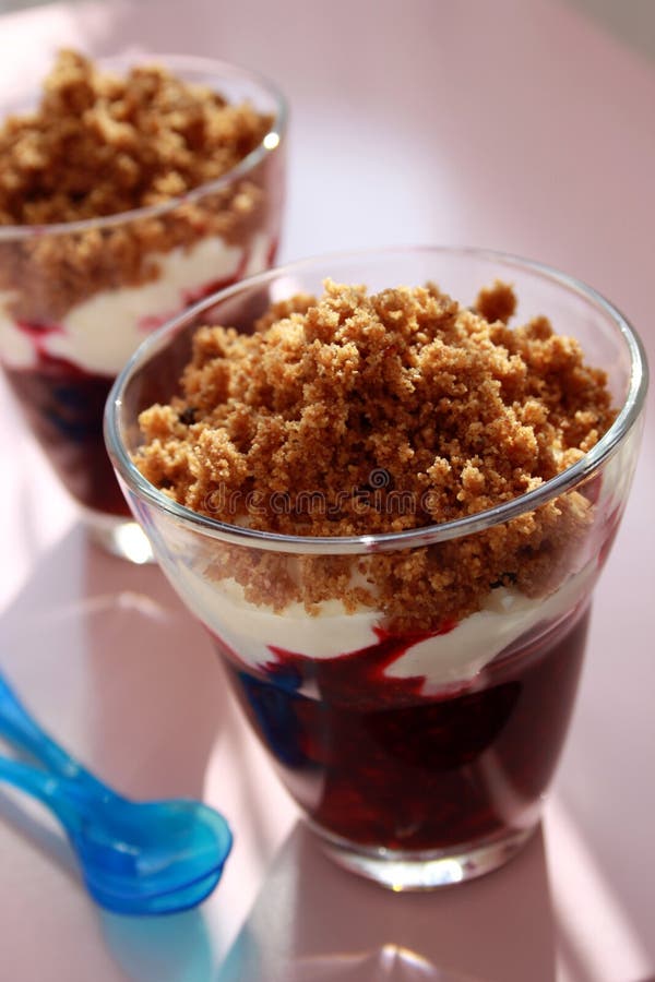 Fruit crumble stock image. Image of sweet, food, berries - 18929785