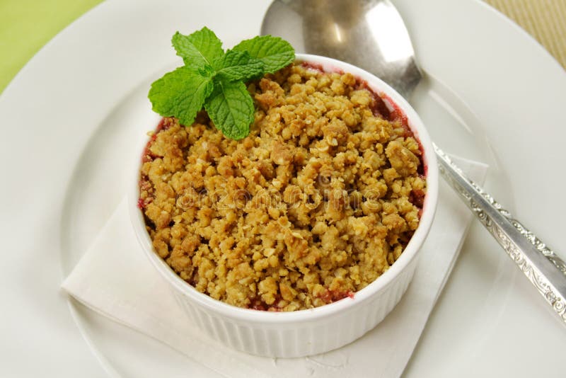 Fruit Crumble stock photo. Image of natural, mint, treat - 8862838
