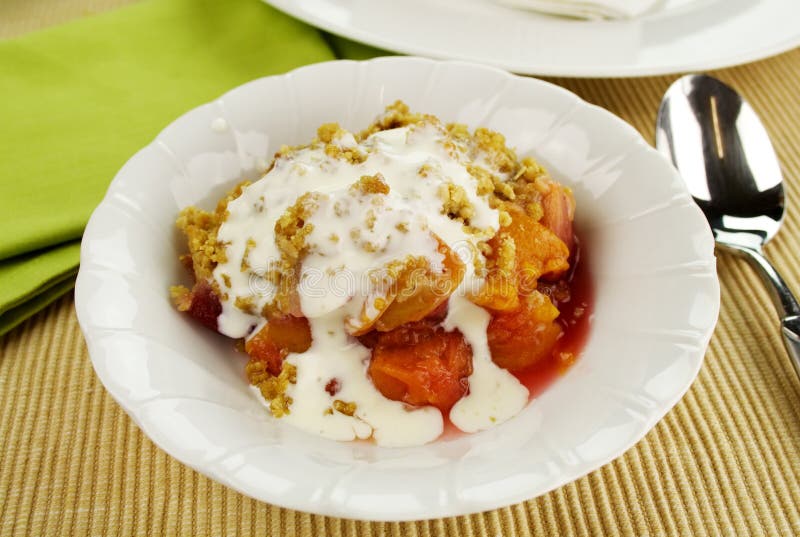 Fruit Crumble stock photo. Image of indulgence, cooking - 8893746